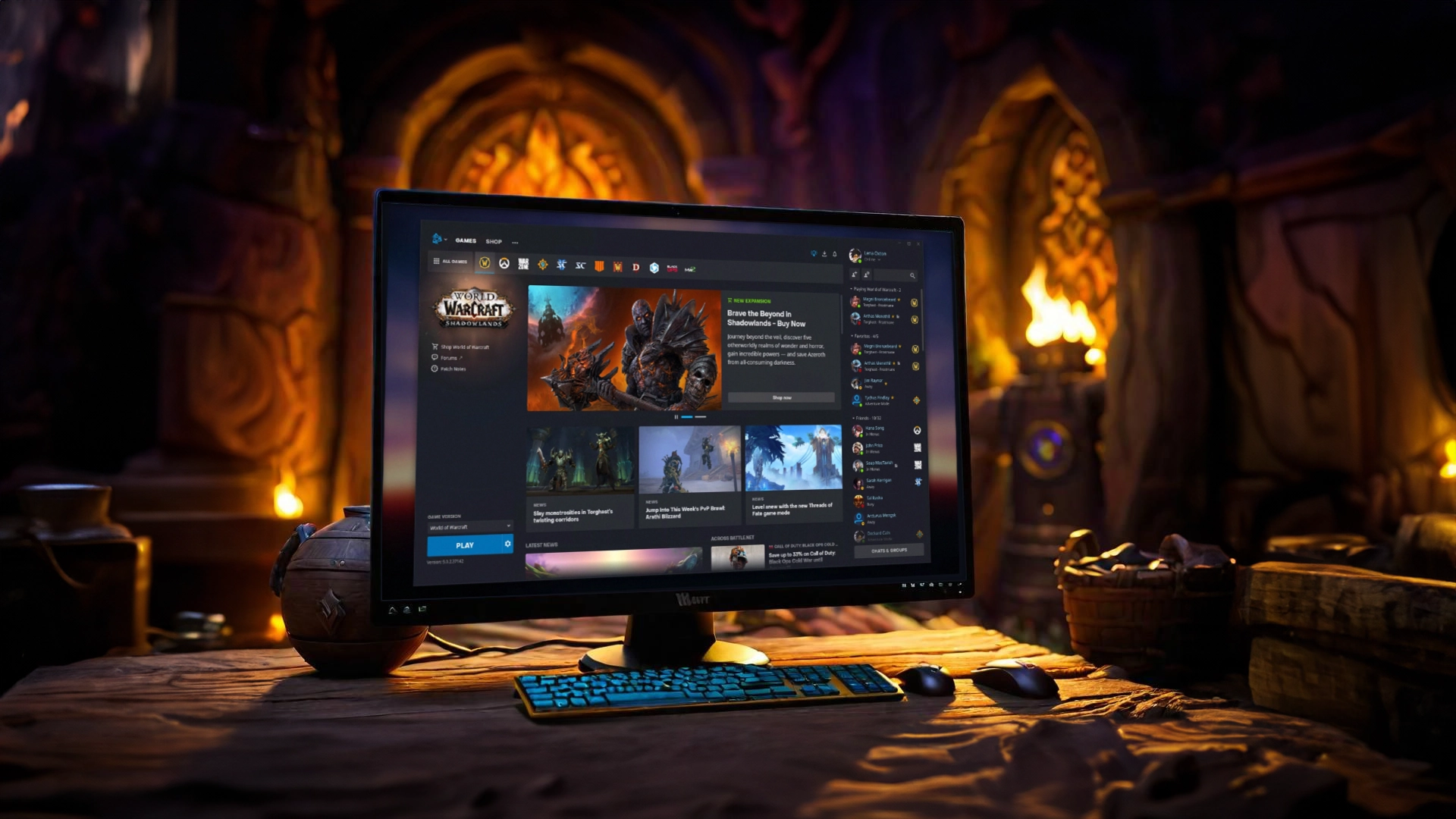 Connect - HELLSCREAMWOW - A Wrath of the Lich King experience